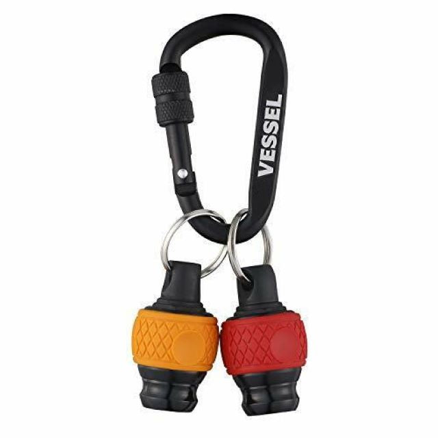 VESSEL Ball Grip Red yellow QB-22K2RY Quick catcher 2 Pieces Set Bit H ...