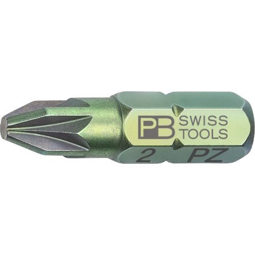 PB Swiss Tools C6.192/2 PrecisionBit Pozidriv, 25 mm long, size PZ2 ...
